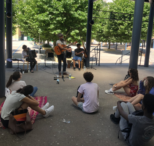 Lycée du Parc Impérial à Nice quartier du Piol